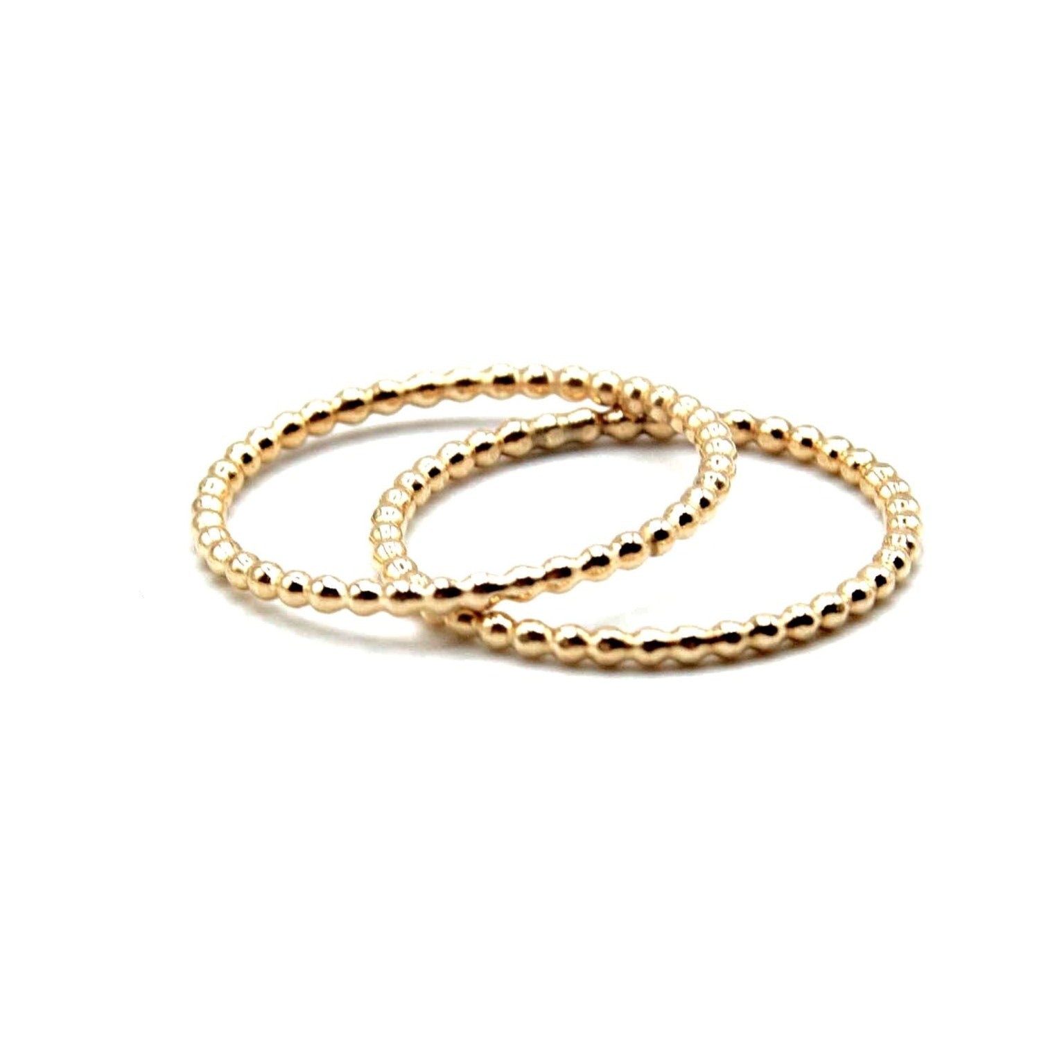 Studded and Beaded Stacking Ring – Oohjacquelina Jewelry & Permanent ...